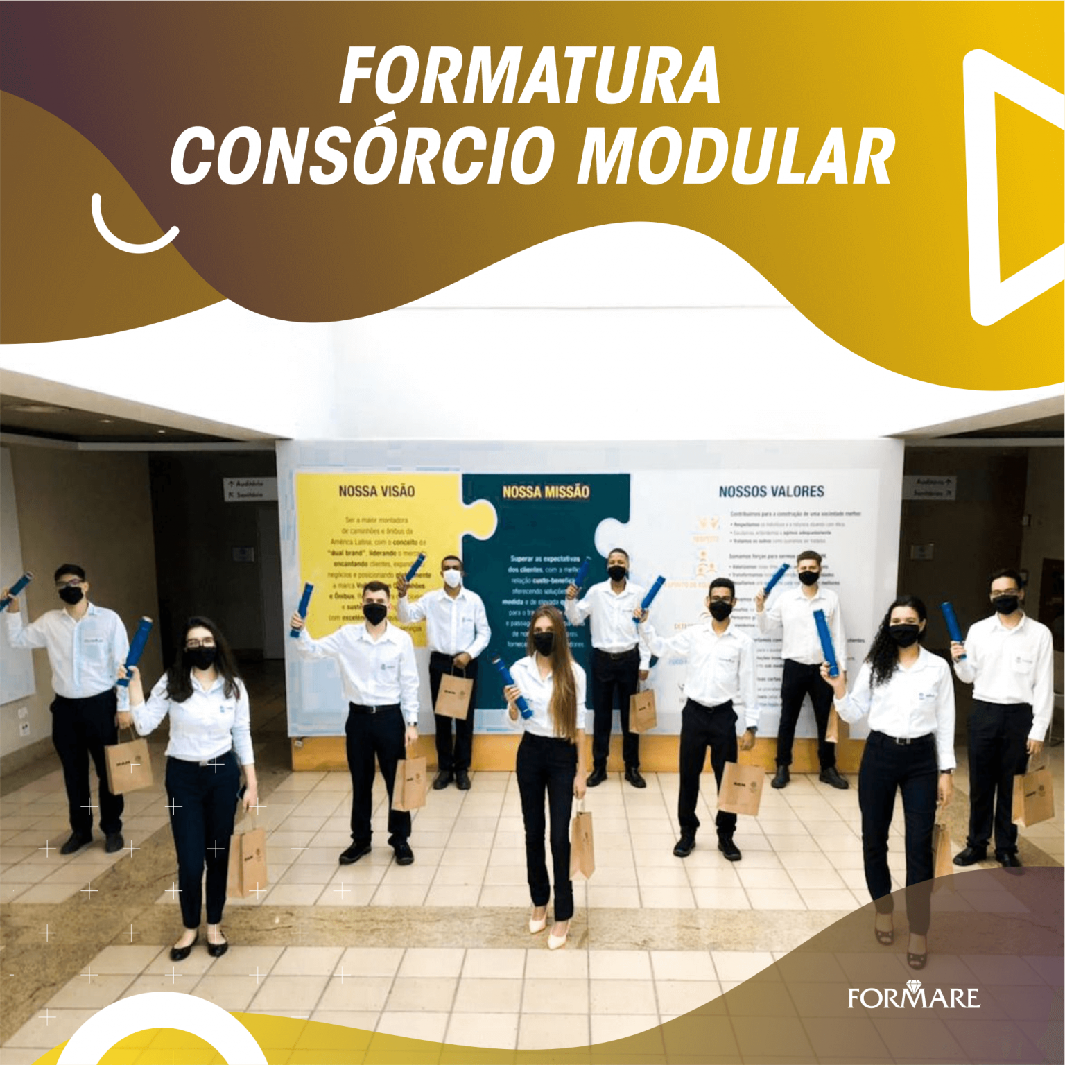 Consórcio Modular realiza formatura de jovens do Formare - Fundaçao IOCHPE