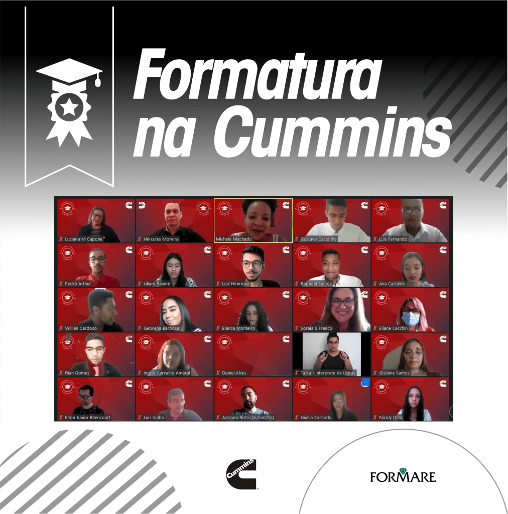 Cummins realiza formatura de jovens do Programa Formare - Fundaçao IOCHPE