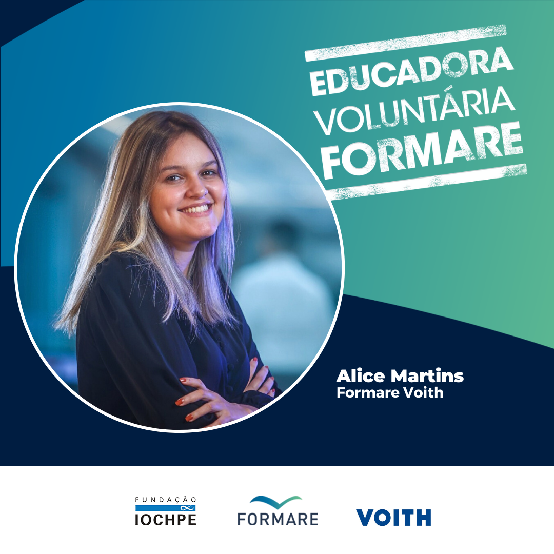 EV: Conheça Alice Martins, educadora voluntária do Programa Formare ...