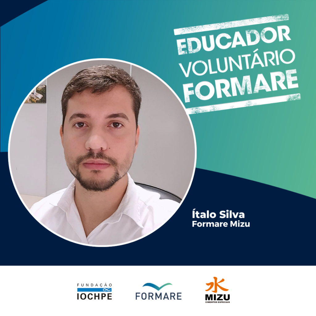EV: Conheça Ítalo Silva, educador voluntário do Programa Formare Mizu ...