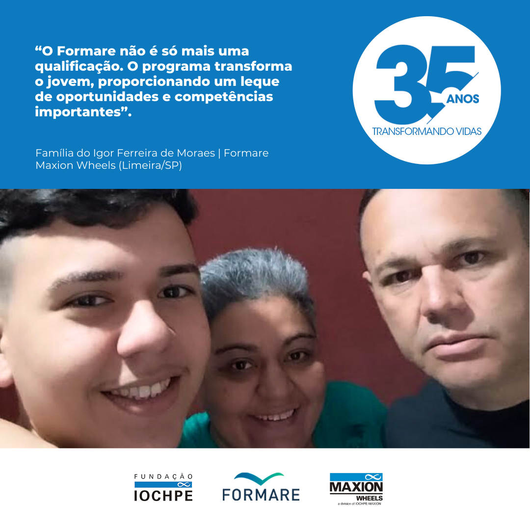 35 anos transformando vidas: Veja o depoimento da família do Igor ...
