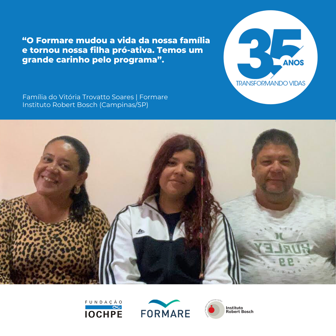 35 anos transformando vidas: Veja o depoimento da família da Vitória Trovatto Soares, do Formare ...