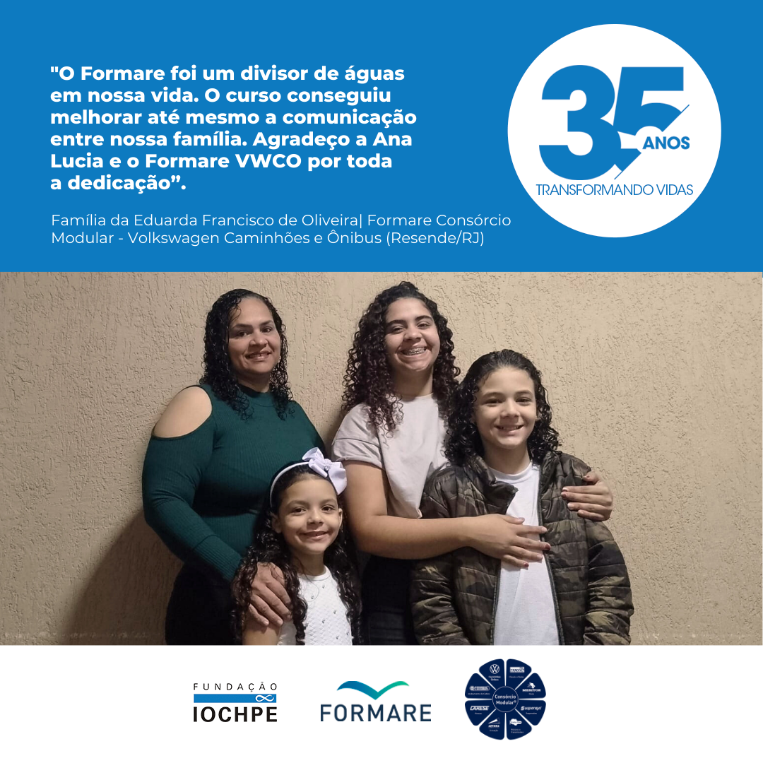 35 anos transformando vidas: Veja o depoimento da família da Eduarda ...